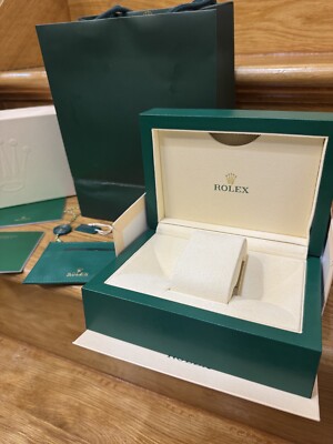 Rolex Storage Watch Box w/ Bag & Cards Tags & card holder - BEST DEALS ...