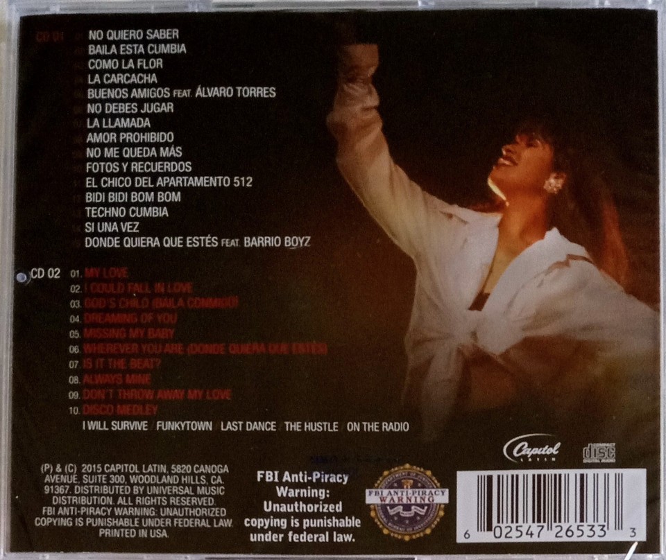 SELENA - Lo Mejor de Selena (2015 EMI) CD - NEW 602547265333| eBay