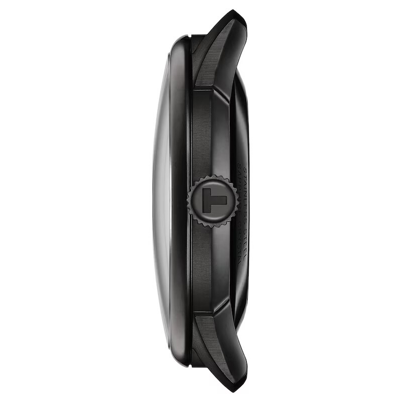 Tissot Chemin Des Tourelles 39mm Skeleton Black PVD Men's Watch ...