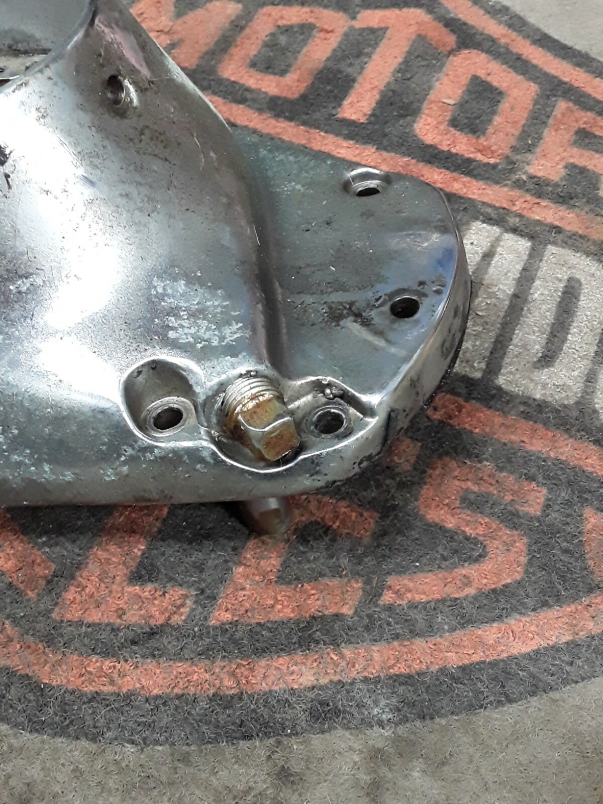 1973-Later Harley Shovelhead Side Oiler Chrome Cam Cover for FX FLH FXR ...