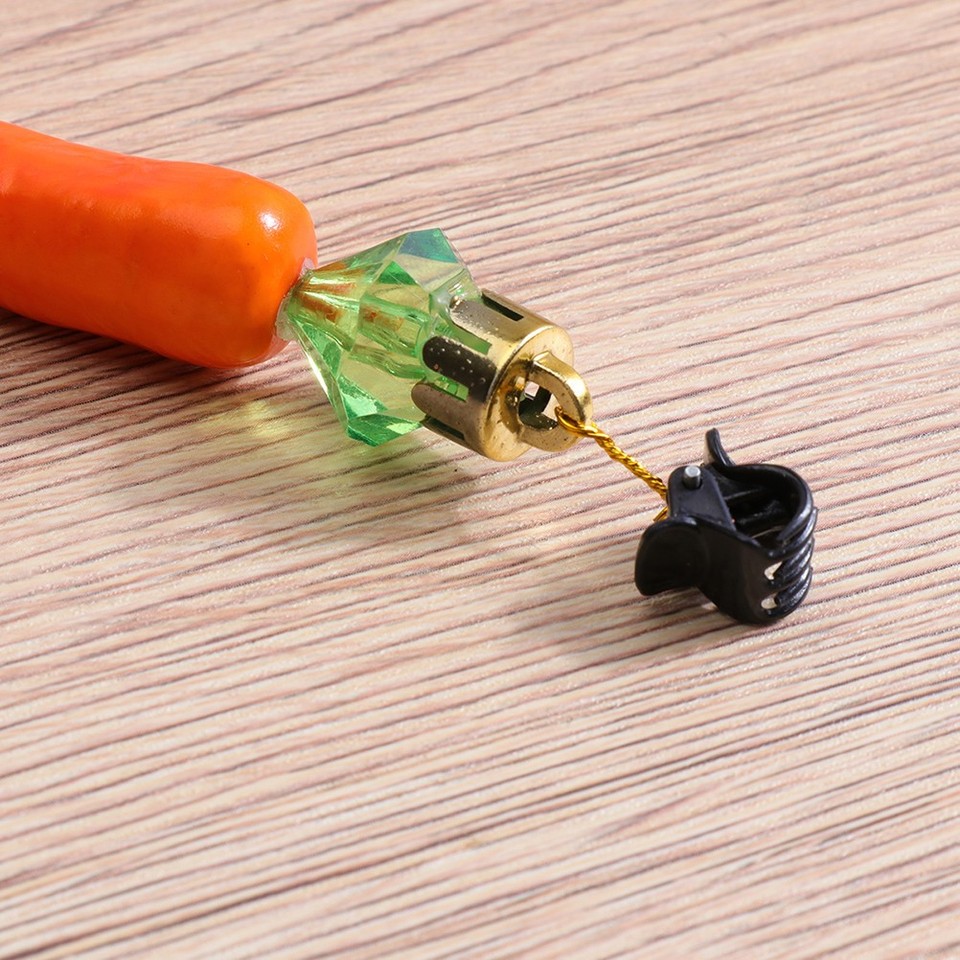 48 pcs Beard Clips Ornaments Carrot Shape Hanging Ornaments Easter ...