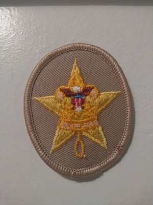 Star Rank Patch Boy Scouts Of America BSA | eBay