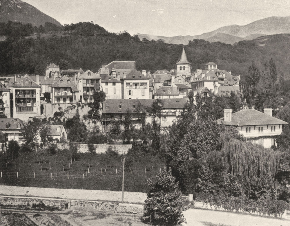 PYREN ES-ORIENTALES. Argel s- Vue g n rale. SMALL. 1903 old antique ...