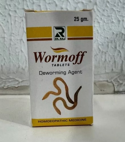 Dr Raj Wormoff Tablets (25g) All Type of Worms, Hook Worm, Tape Worm | eBay