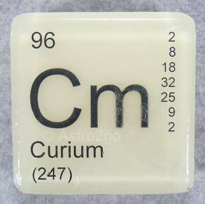 PERIODIC TABLE ELEMENT "Cm" CURIUM NOVELTY GLOW HAND SOAP-4 oz JUST ...