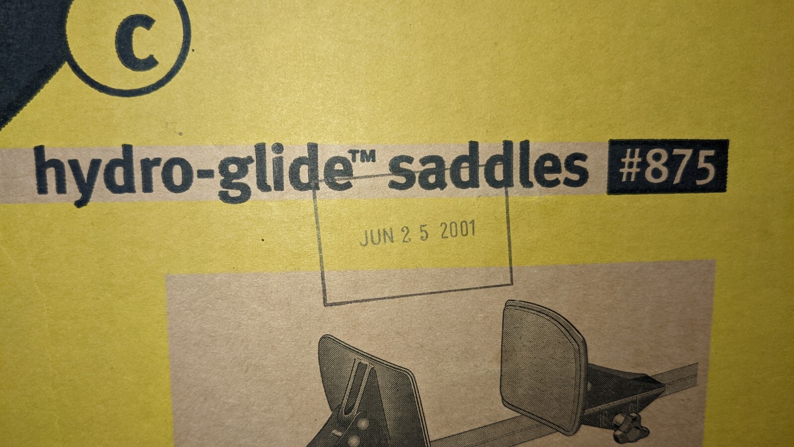 New Old Stock THULE HYDRO-GLIDE SADDLES #875 Adjustable Saddle Carriers ...