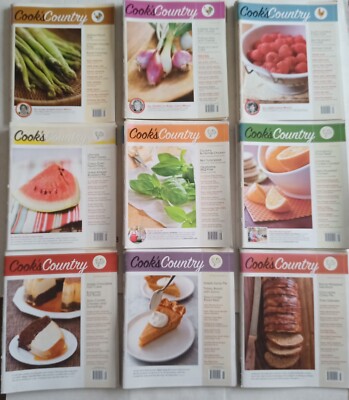 Cook's Country Magazines - Lot of 47 , 2006-2015 Good Condition ...