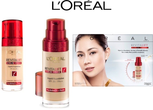L'oreal Revitalift Serum Inside Liquid Foundation 30ml - 120 Rosy ...