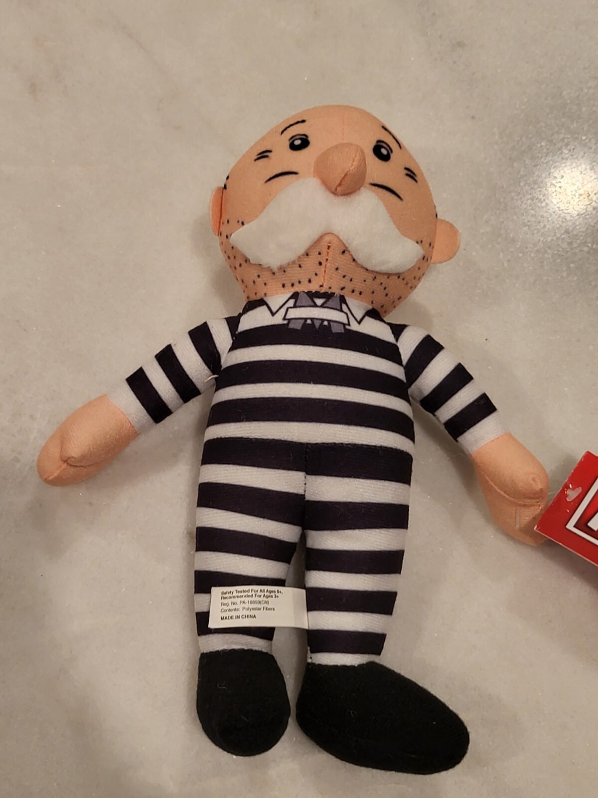 Monopoly Plush Mr. Monopoly Plush Hasbro Gaming Toy Get Out Of Jail ...