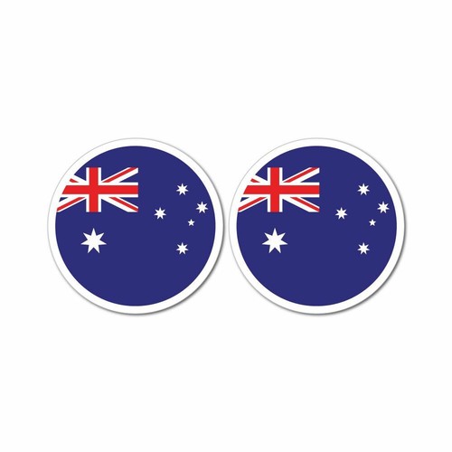 Australian Flag X2 Sticker Decal Aussie Straya Oz Country Love Proud ...