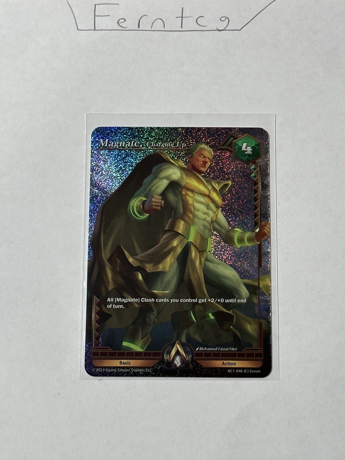 Alpha Clash Magnate Charging Up Common Foil NM The Awakening Ship Same ...