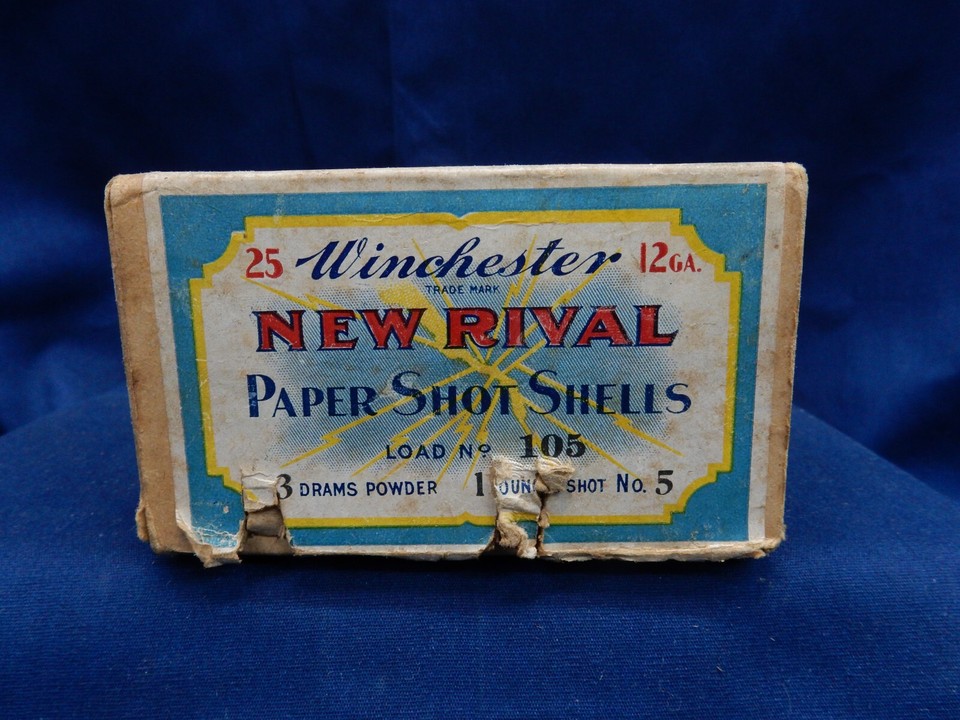 Winchester Repeating Arms New Rival 12 Ga Black Powder Shotshell Empty ...