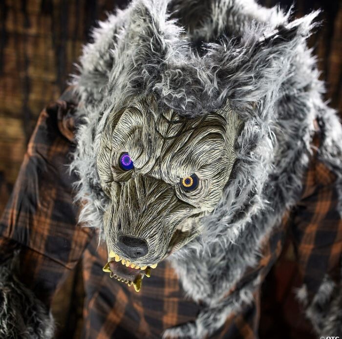 7.5 Ft ANIMATED HULKING WEREWOLF Halloween Prop HAUNTED HOUSE | eBay