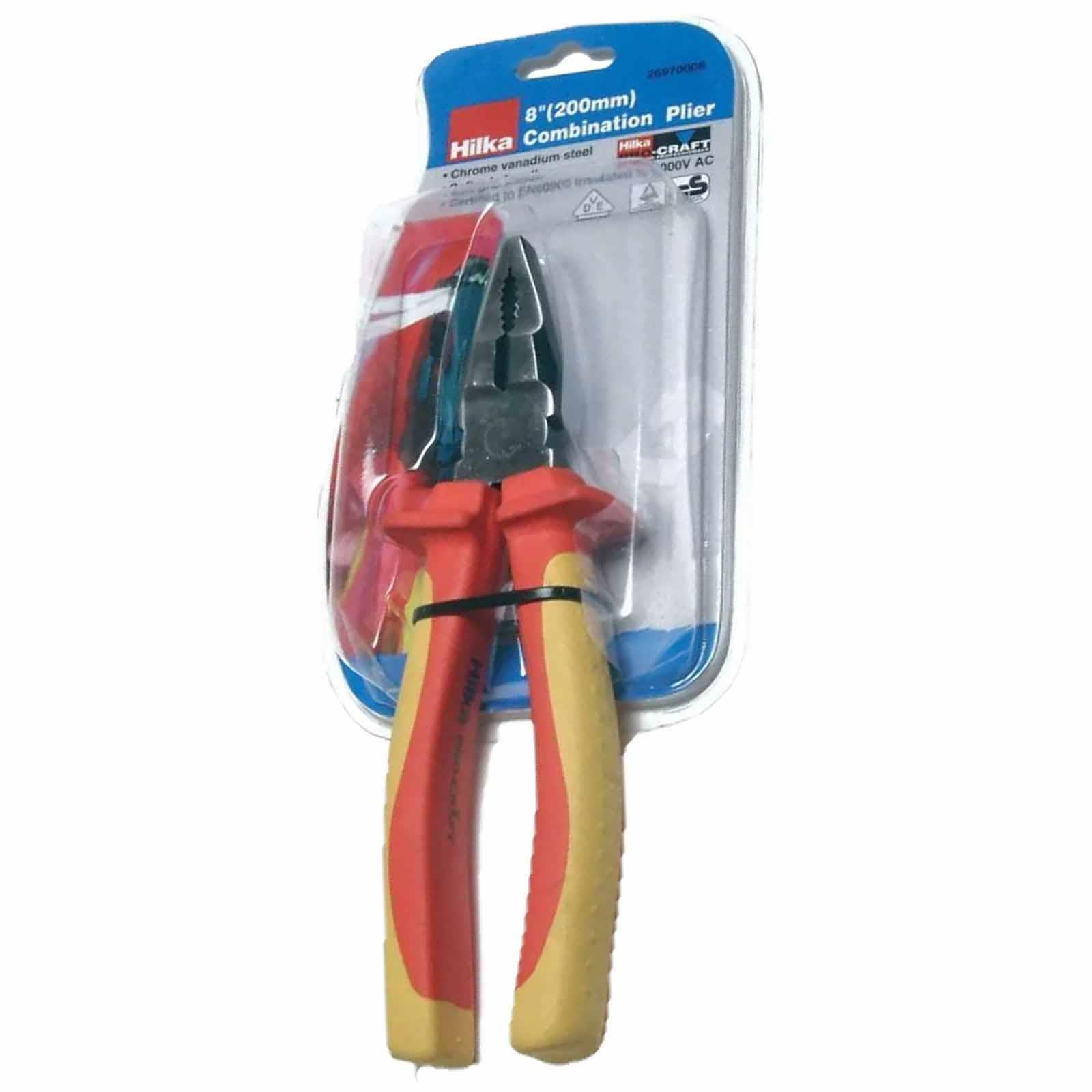 200mm Electricians VDE Combination Insulated Plier | eBay