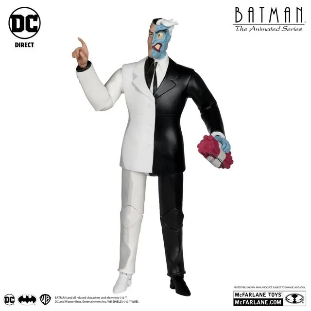 McFarlane Batman the Animated Series Two face 6" action figure In hand ...