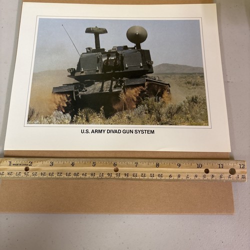 Vintage Ford Aerospace US Army Air Defense DIVAD Gun System Tank ...
