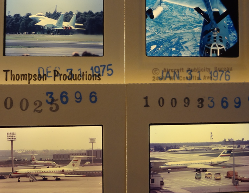 Slides of US military aircraft from Thompson Productions and ...