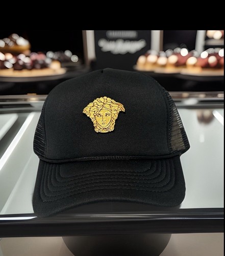 Medusa Hat Black - Trucker Hat - Custom Medusa Cap - YD Versac Inspired ...