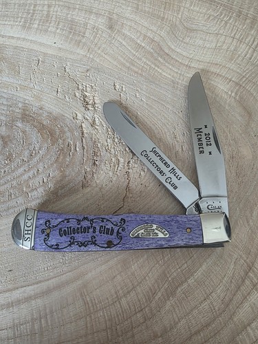 2012 CASE ULTRA VIOLET SHEPHERD HILLS COLLECTORS CLUB TRAPPER WITH ORIGINAL BOX | eBay