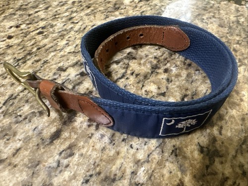 South Carolina SC Flag Belt 26 leather Palmetto gorget youth | eBay