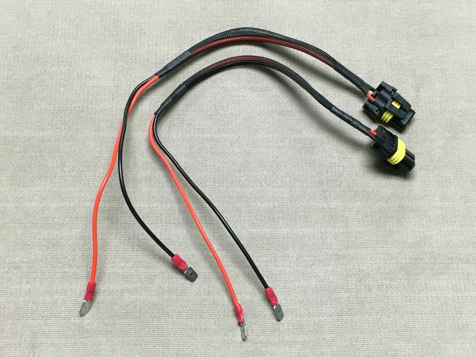 CS-9006 Female to H1 H3 H7 HID Connector Extension Wire Harness Light ...
