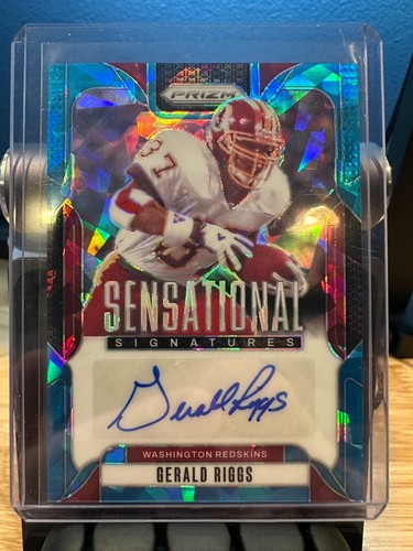 2024 Panini Prizm Gerald Riggs Auto Blue Ice Prizms – /99 Redskins | eBay