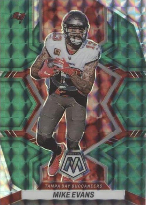 2022 Panini Mosaic - Mike Evans #184 Green Mosaic Prizm for sale online ...