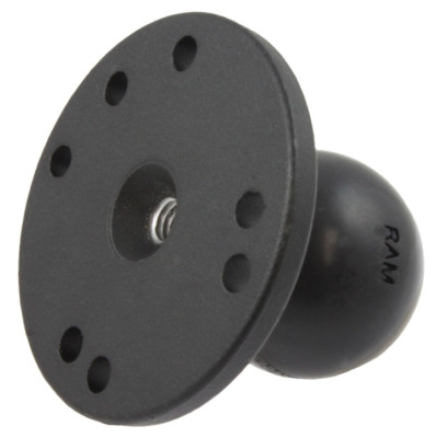 RAM-202U-MT1 RAM Round Plate with 1.5-Inch C Size Ball & 5/16"-18 ...