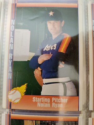 Nolan Ryan 1991 Pacific Trading Card # 36 Starting Pitcher Nolan Ryan ...