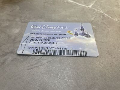 2010 WDW Walt Disney World Key to the World Card Resort Hotel Gate | eBay