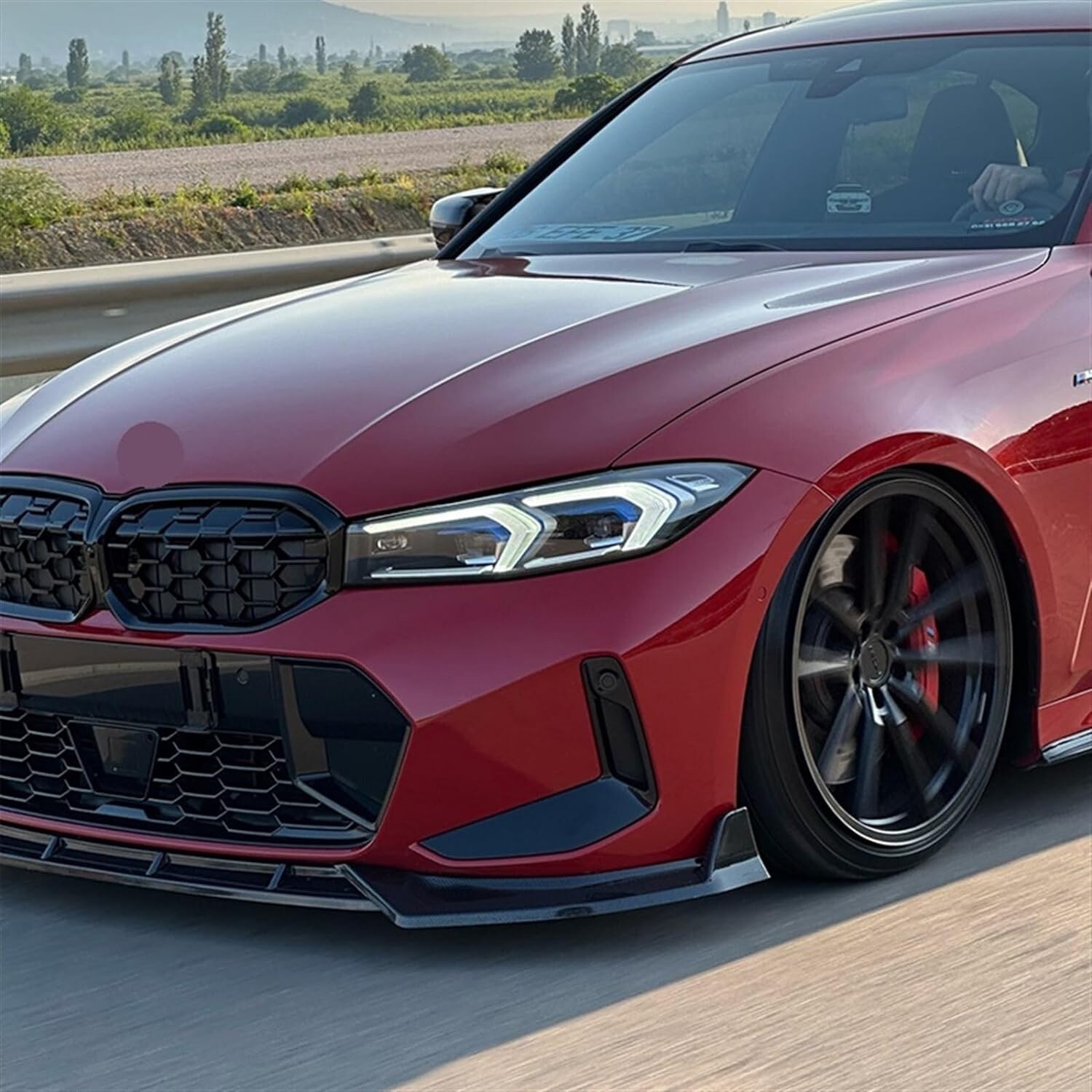 BMW G20 330 M340 Sedan Front Spoilers Lips Splitters 2023+ Facelift ...