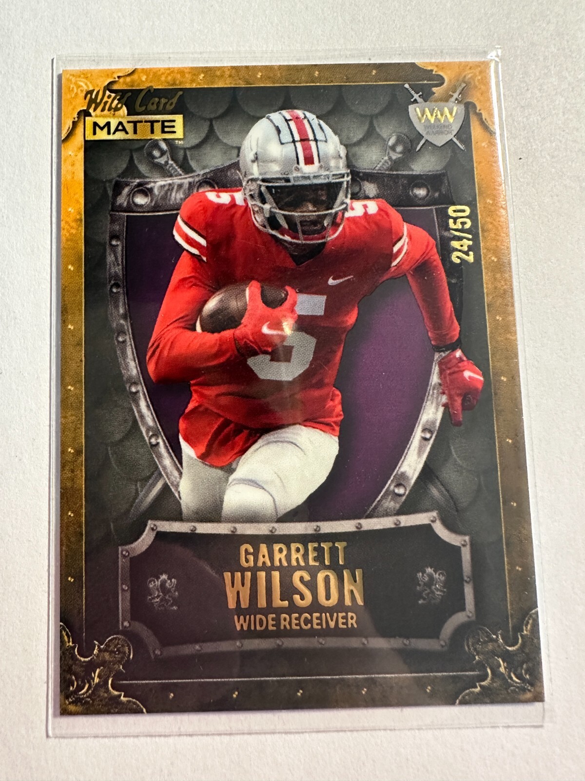 K78,383 - 2022 Wild Card Matte Weekend Warriors Gold #WW16 Garrett ...