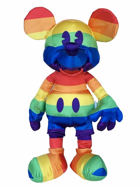 Disney Gay Days Pride Mickey Mouse Plush Rainbow 2019 for sale online ...