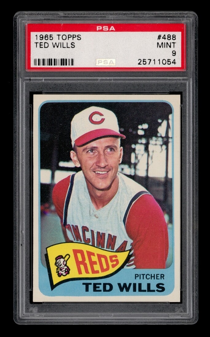 1965 Topps Set-Break #488 Ted Wills PSA 9 MINT | eBay
