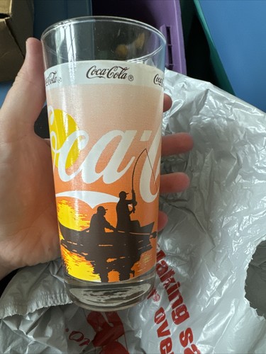 Vtg Indiana Glass Co Americas Favorite Coca Cola 16oz Highball Glasses ...