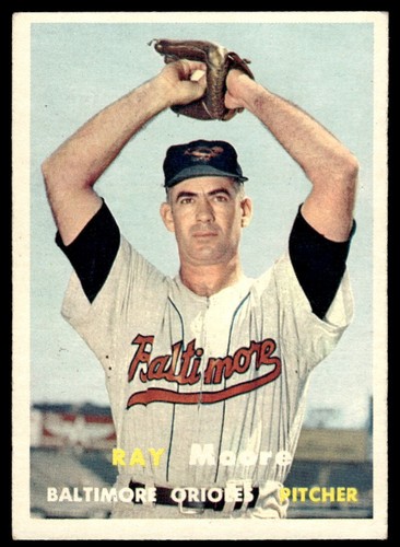 1957 Topps Ray Moore EX Baltimore Orioles #106 | eBay