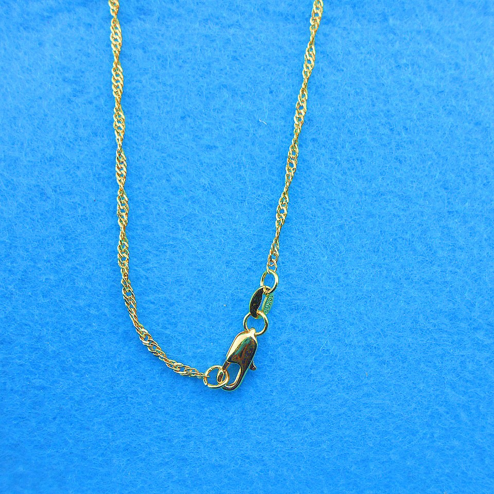 10X 16-30" Wholesale Jewelry 18K Gold Filled "Water Wave" Chain ...