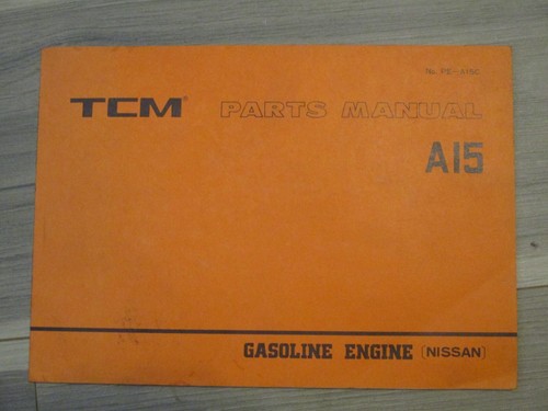 TCM Gasoline Engine Nissan A15 Parts Manual PE-A15C | eBay