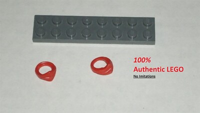 LEGO NEW Red Face Scarf Mask (2x) 6306691 Brick 15619 | eBay