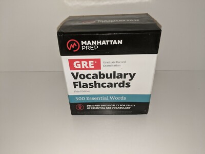 500 Essential Words: GRE Vocabulary Flash Cards (Manhattan Prep GRE ...