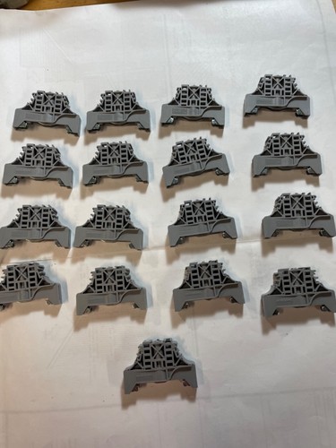 (Lot of 17 ABB Entrelec BAM 2 Terminal Block End Clamp (1SNA206351R1600 ...