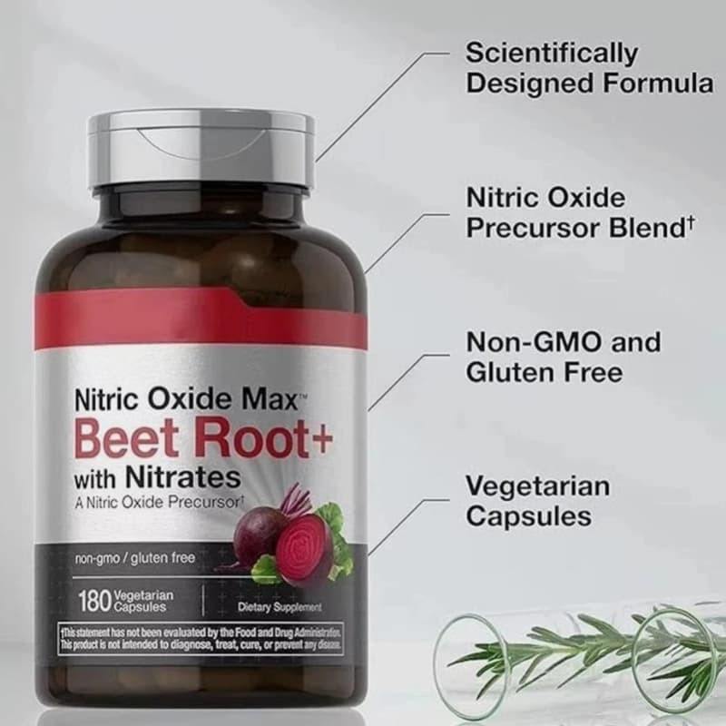And Precursor 180 Count | with Nitrates Max Beet Root Capsules | Nitric ...