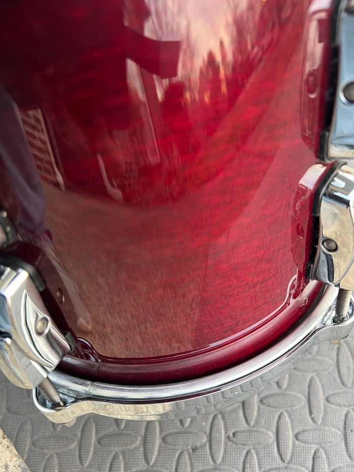 Pearl Reference 8" Mounted Tom- Wine Red / Cherry | eBay
