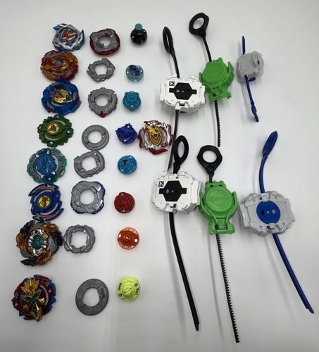 Beyblade lot, 8 Full Beyblades With 6 Launchers | eBay