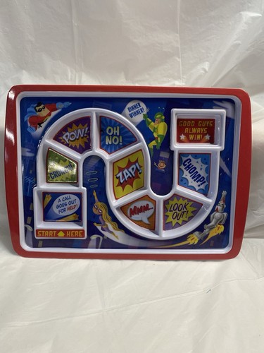 Fred & Friends Dinner Winner Kids Divided Plate. Super Hero, Autism ...
