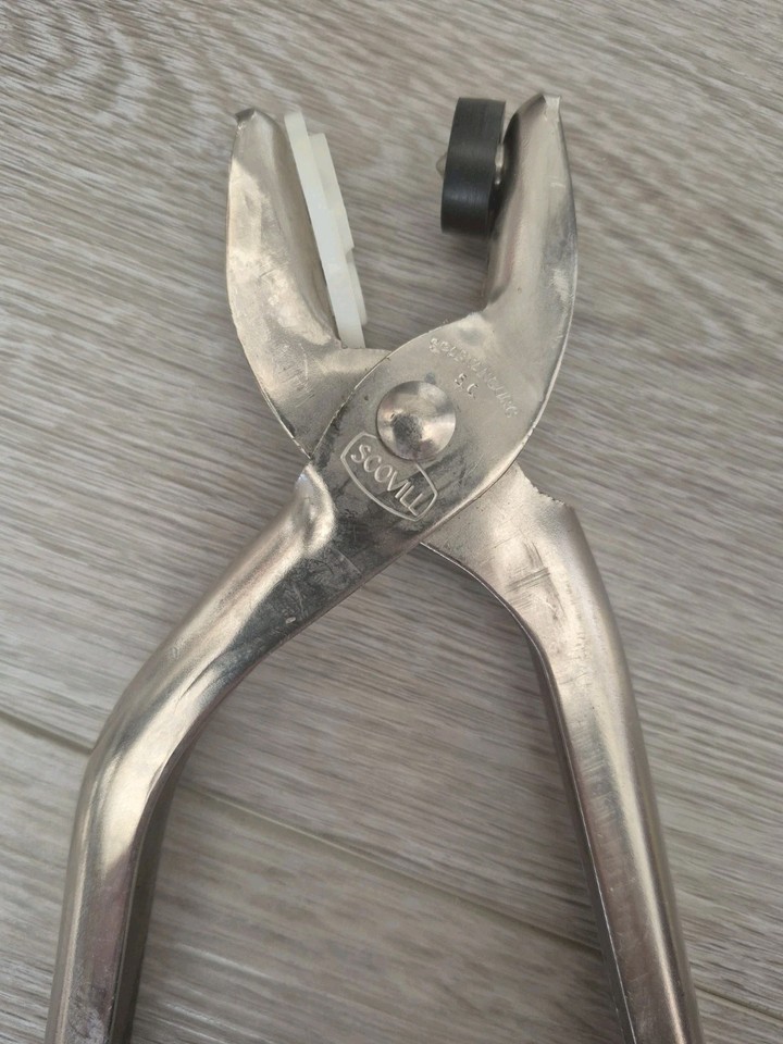 Vintage Scovill Snap Metal Rivet Punch Grommet Pliers Tool Made in USA ...