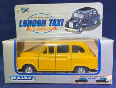 Welly Austin London Taxi Yellow Die Cast Metal Model 9050W | eBay