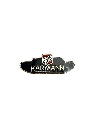Vintage 1960s 1970s Karmann Ghia Emblem Logo Automobile Lapel Pin 3/4 ...