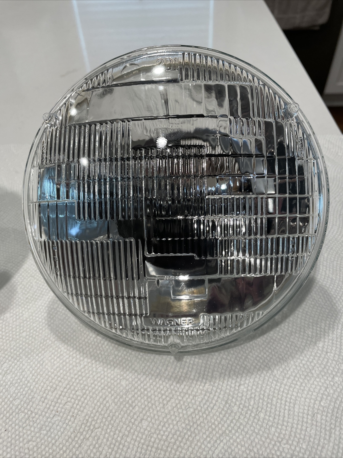 2 NOS Wagner 6014 Headlight Lamp Bulbs 3 Lug 1970 Mopar 12V Chevrolet ...