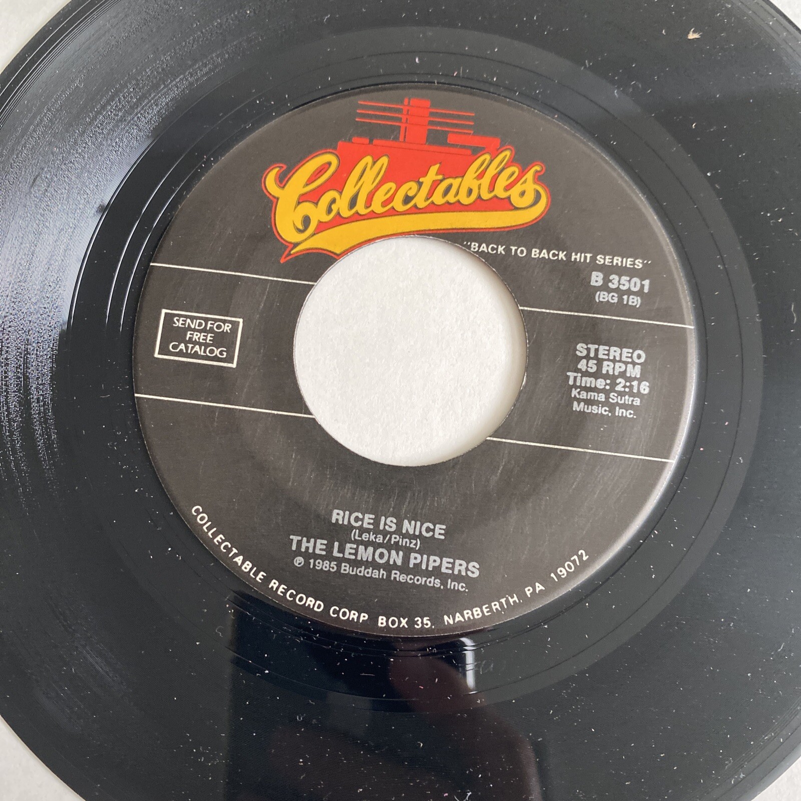 Lemon Pipers 45 My Green Tambourine / Rice is Nice NEW reissue unplayed ...